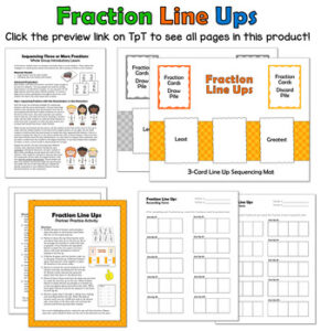 Fraction Line Ups | Laura Candler