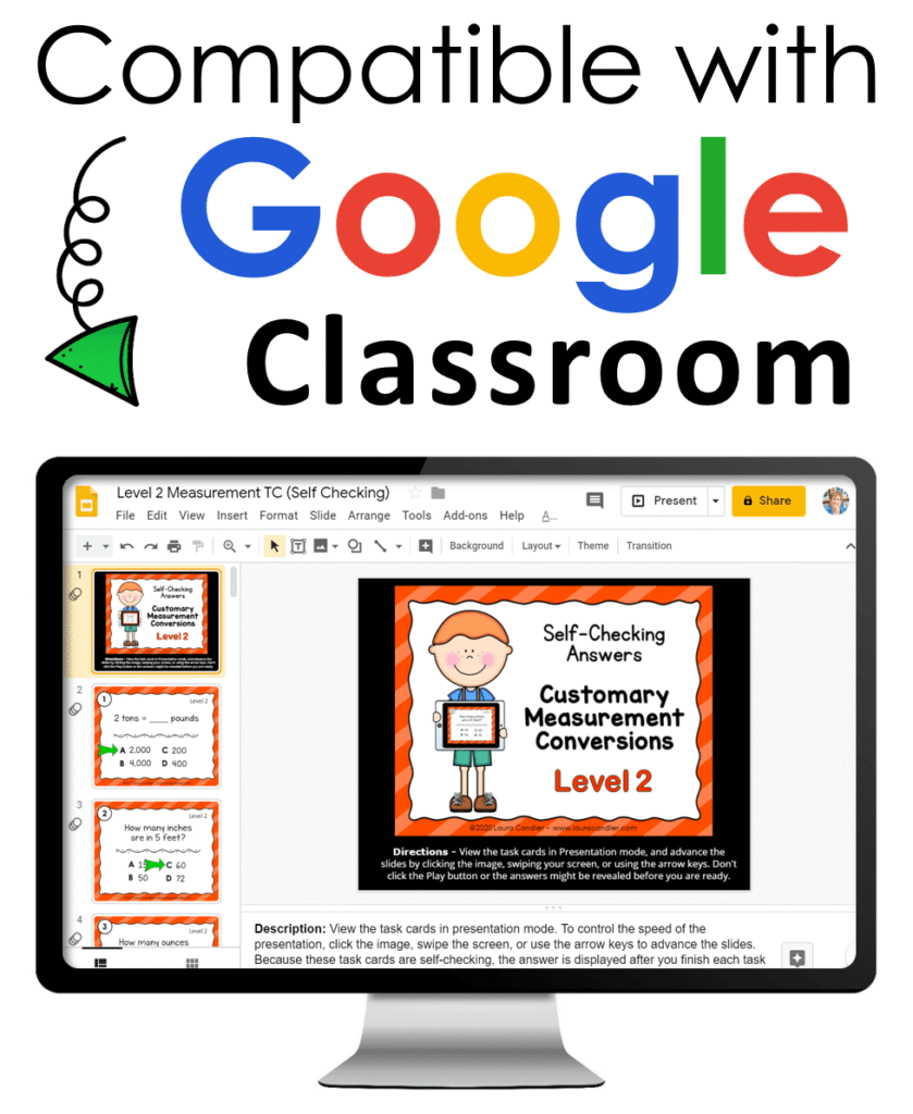 Measurement Task Cards Level 2 (Digital) | Laura Candler