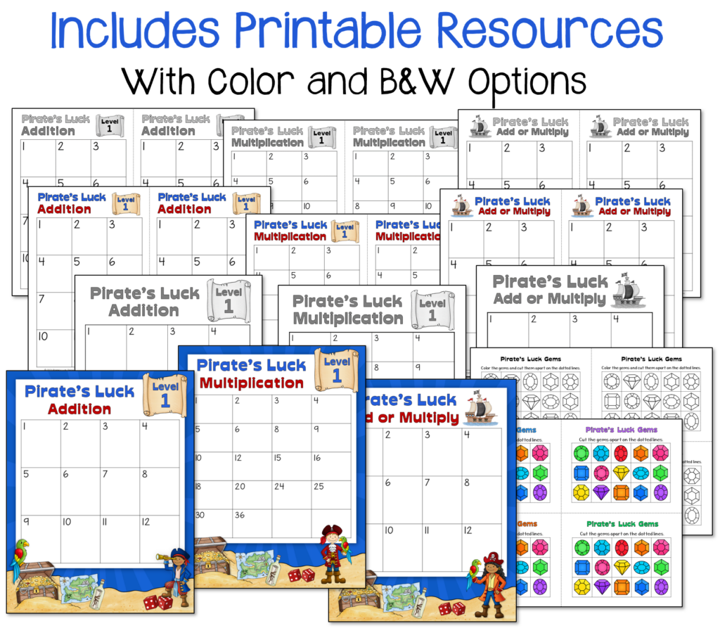 Pirate’s Luck Math Game | Laura Candler