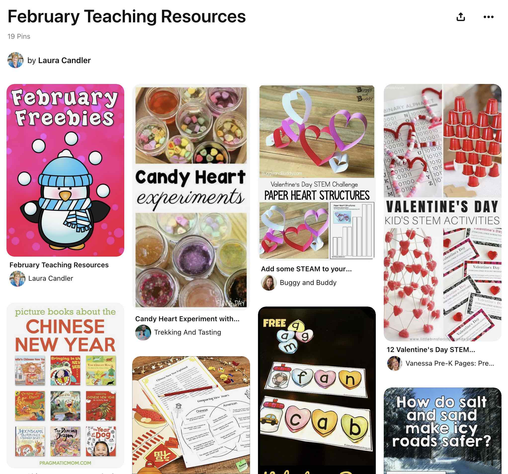 February Teaching Resources
