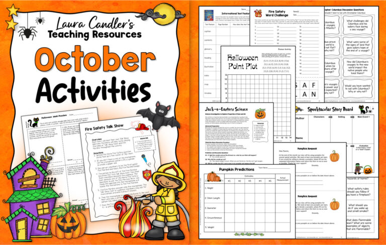 October Teaching Resources from Laura Candler