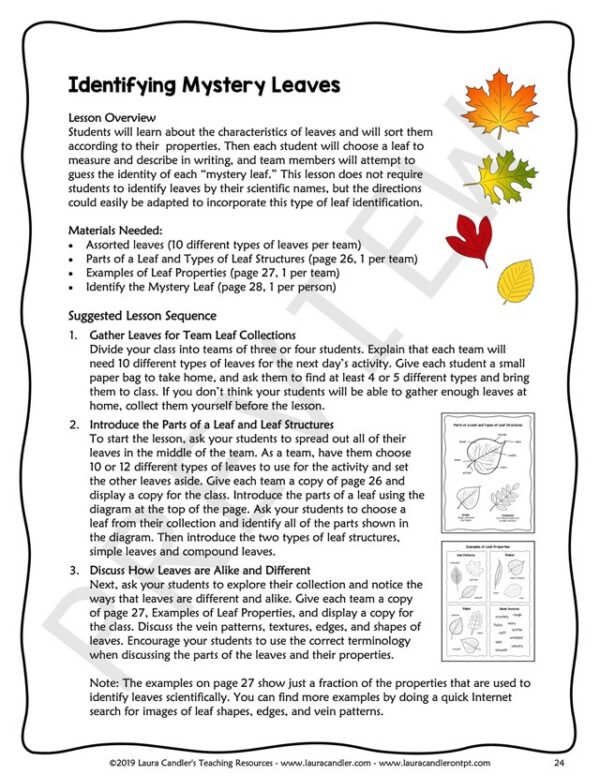 September Teaching Resources